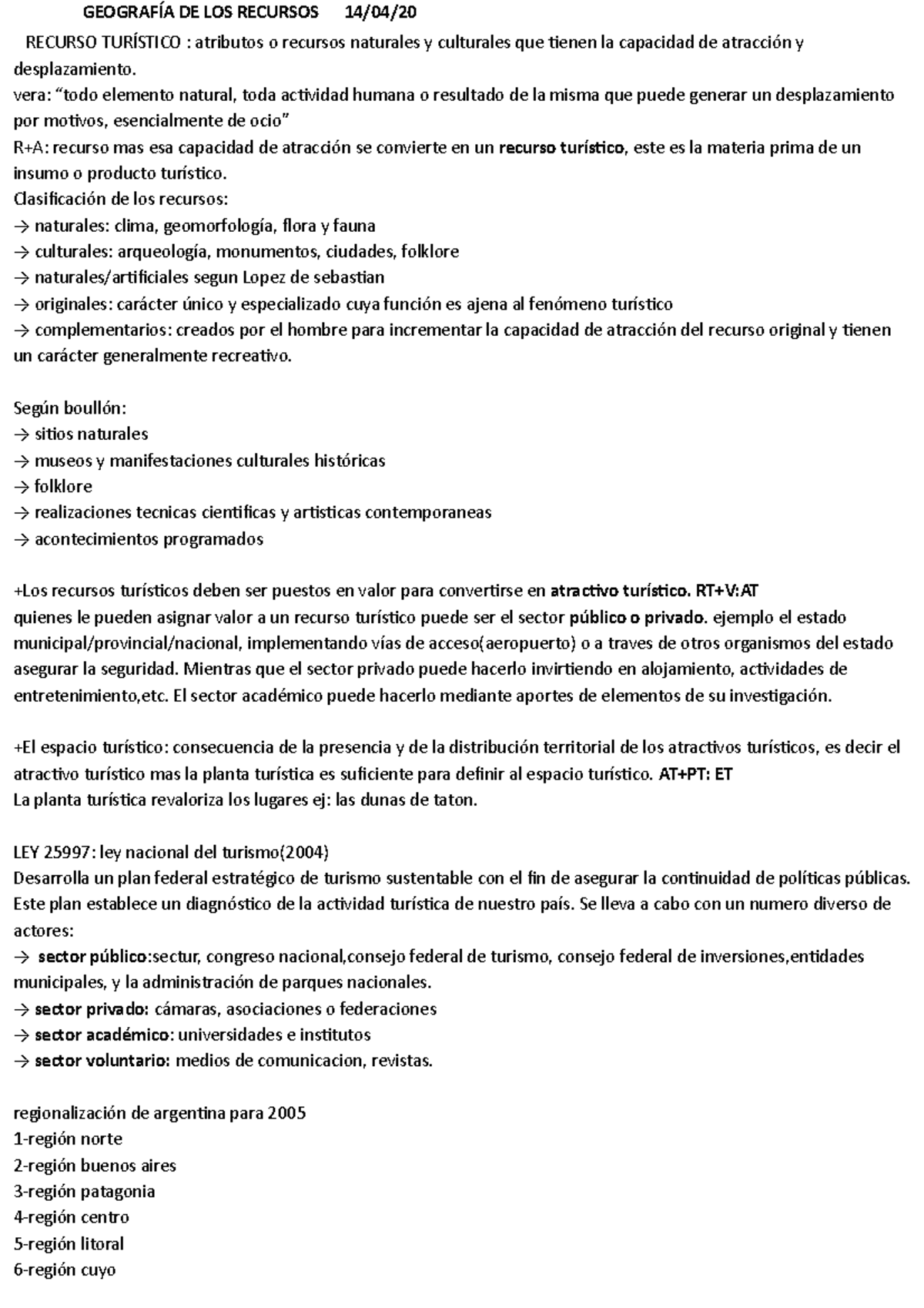 Toma de NOTA GEO - Toma de nota de las clases de la materia Geografia ...