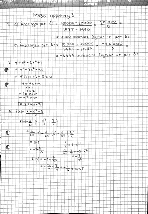 [Solved] Derivatan till funktionen f r fx x xa2 dr a r en positiv ...