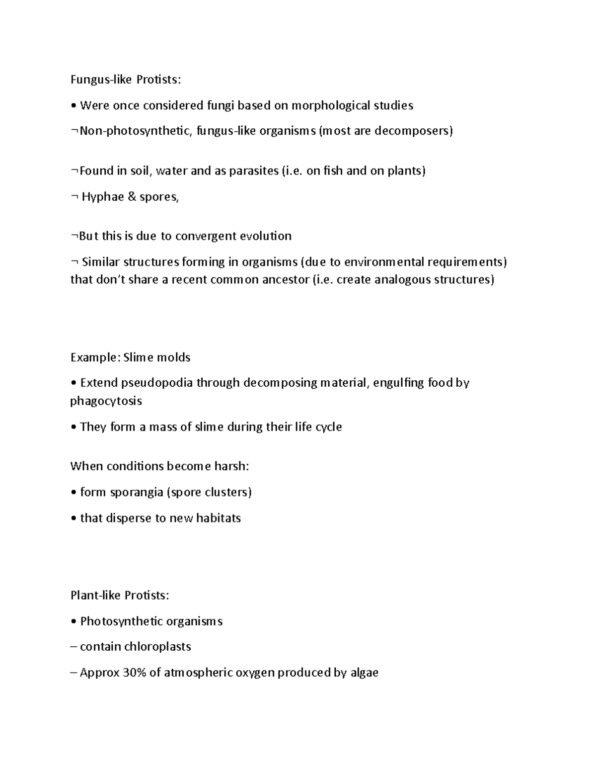 28 - Fungus like protists - Fungus-like Protists: Were once considered ...