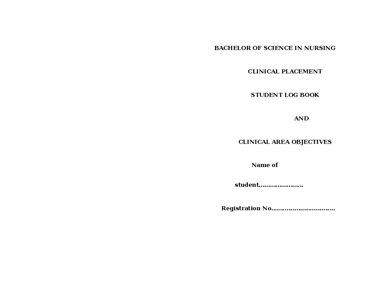Bachelor OF Science IN Nursing - BACHELOR OF SCIENCE IN NURSING ...
