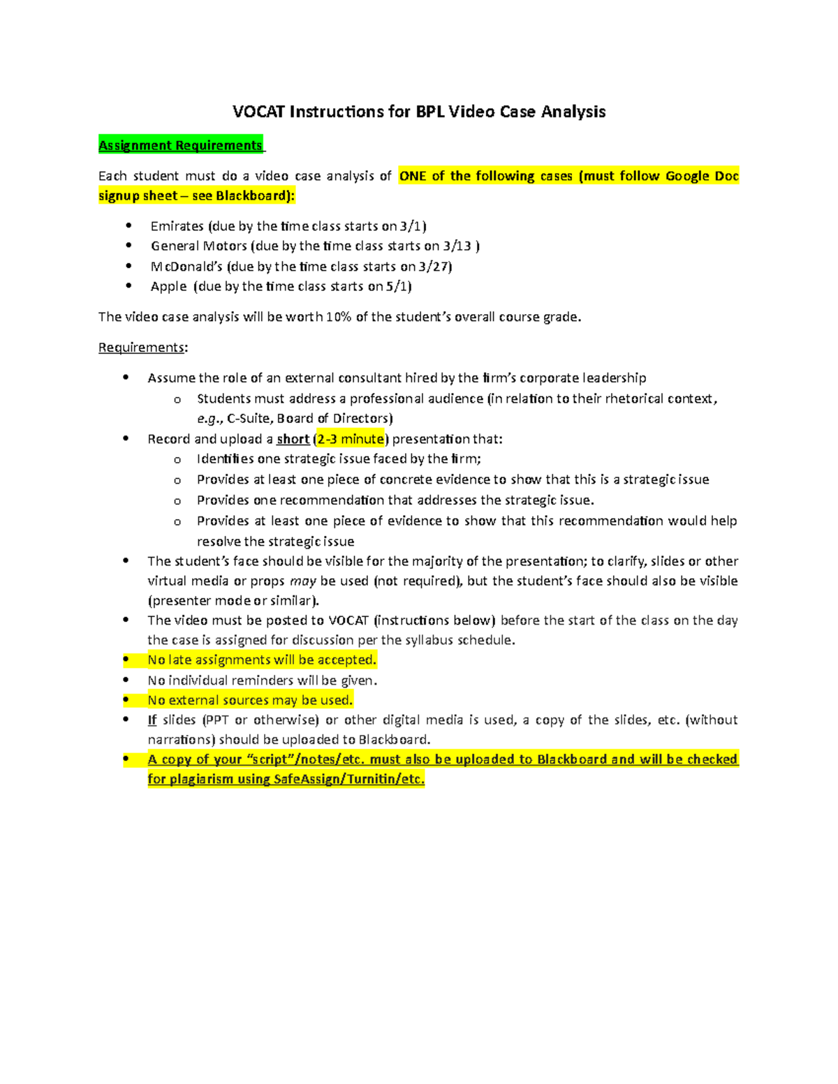 Vocat Instructions for BPL Students - VOCAT Instructions for BPL Video ...