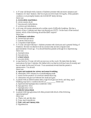 EMT TEST 1 - Study Notes - EMT Study Notes Chapter 7 Positions of the ...