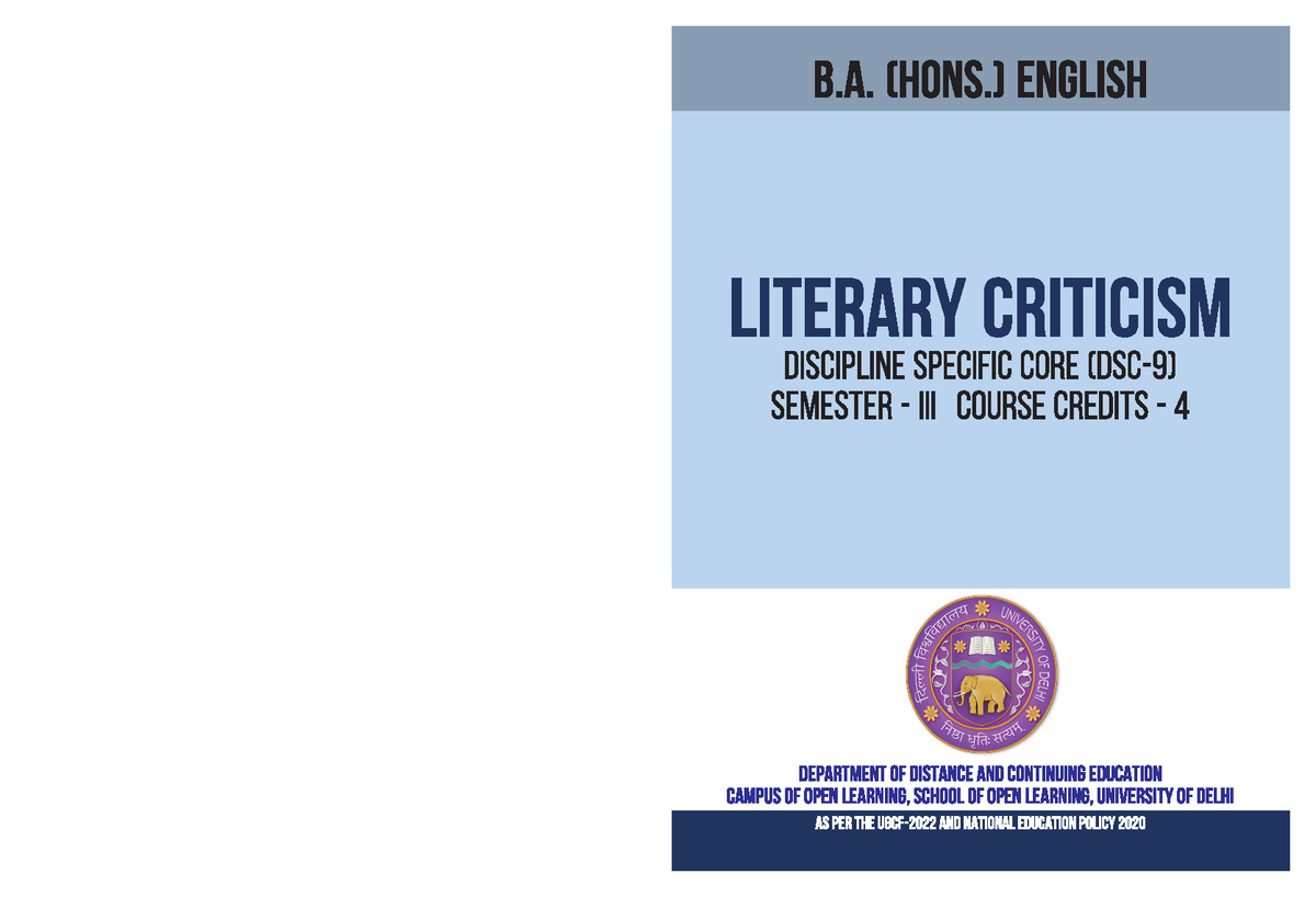 Lit Crit - njk - Editorial Board Dr. Seema Suri, P. K. Satapathy, Nalini Prabhakar Content ...