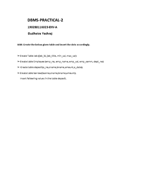 3130703- Database Management System lab-manual - GTU - Studocu