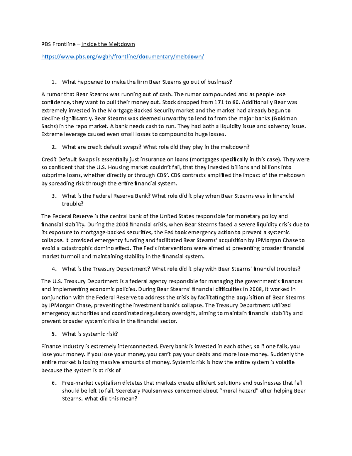 LAB04 - Inside the meltdown - PBS Frontline – Inside the Meltdown h 4 ...