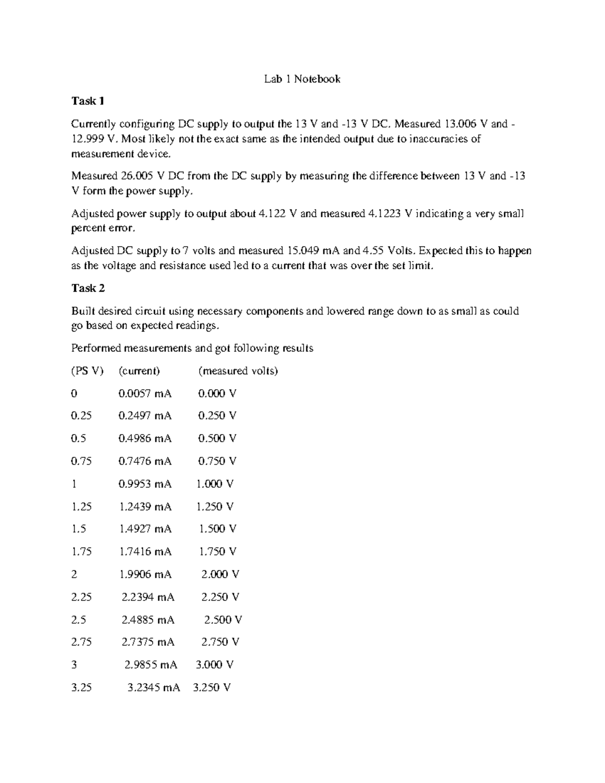 Lab 1 Notebook for Describing Stuff - Lab 1 Notebook Task 1 Currently ...