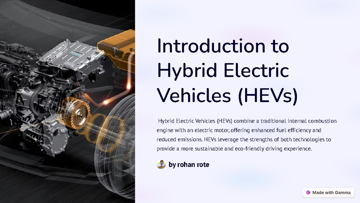Untitled - Aaaa - Introduction to Hybrid Electric Vehicles (HEVs ...