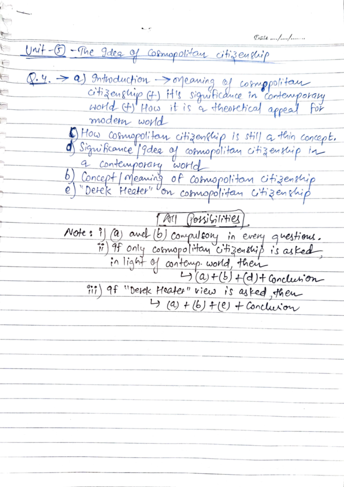 citizenship in classical conception in India ...