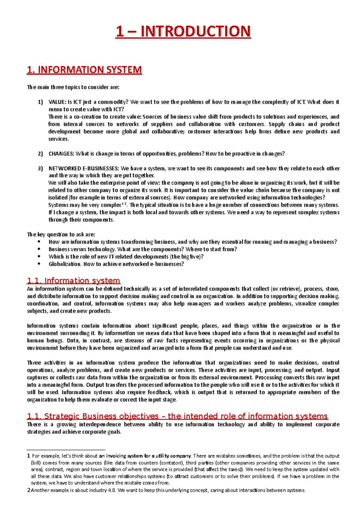 Introduction to trends and megatrends - 1 – INTRODUCTION 1. INFORMATION ...