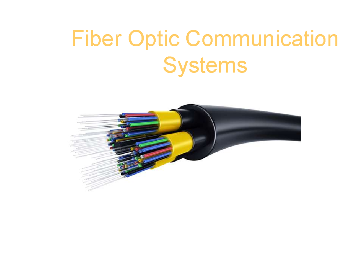 L01 - interesting - Fiber Optic Communication Systems Lec # 01 ...
