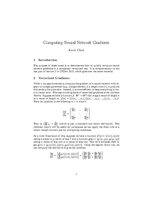 Cs224n practice midterm 1 - CS 224N, Winter 2017 Practice Midterm Note: This practice midterm ...