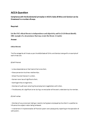 ACCA Question - ACCA Question Case Study Recorder Communications Co ...