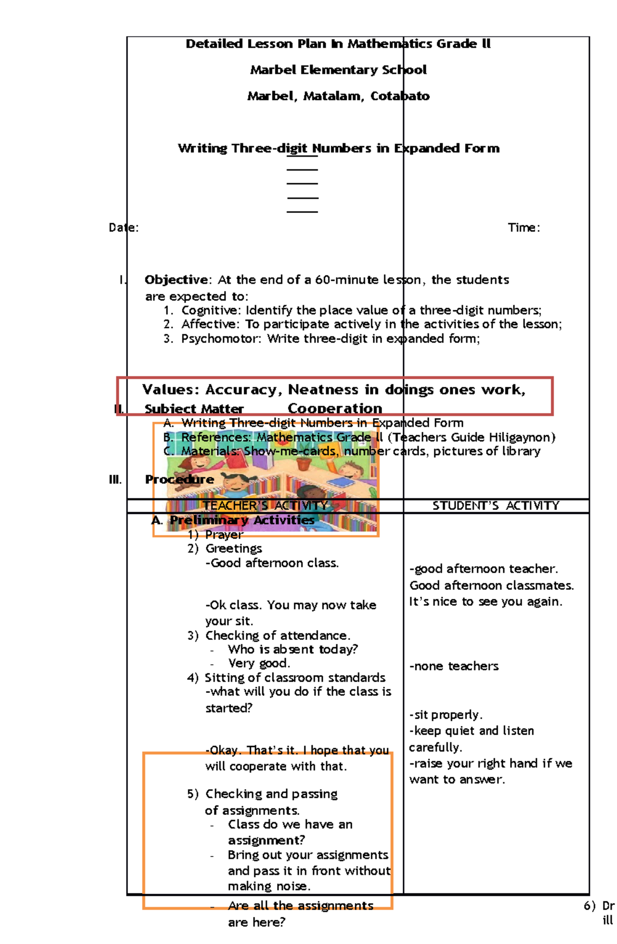 Detailed lesson plan in mathematics grade 2 - Detailed Lesson Plan In ...