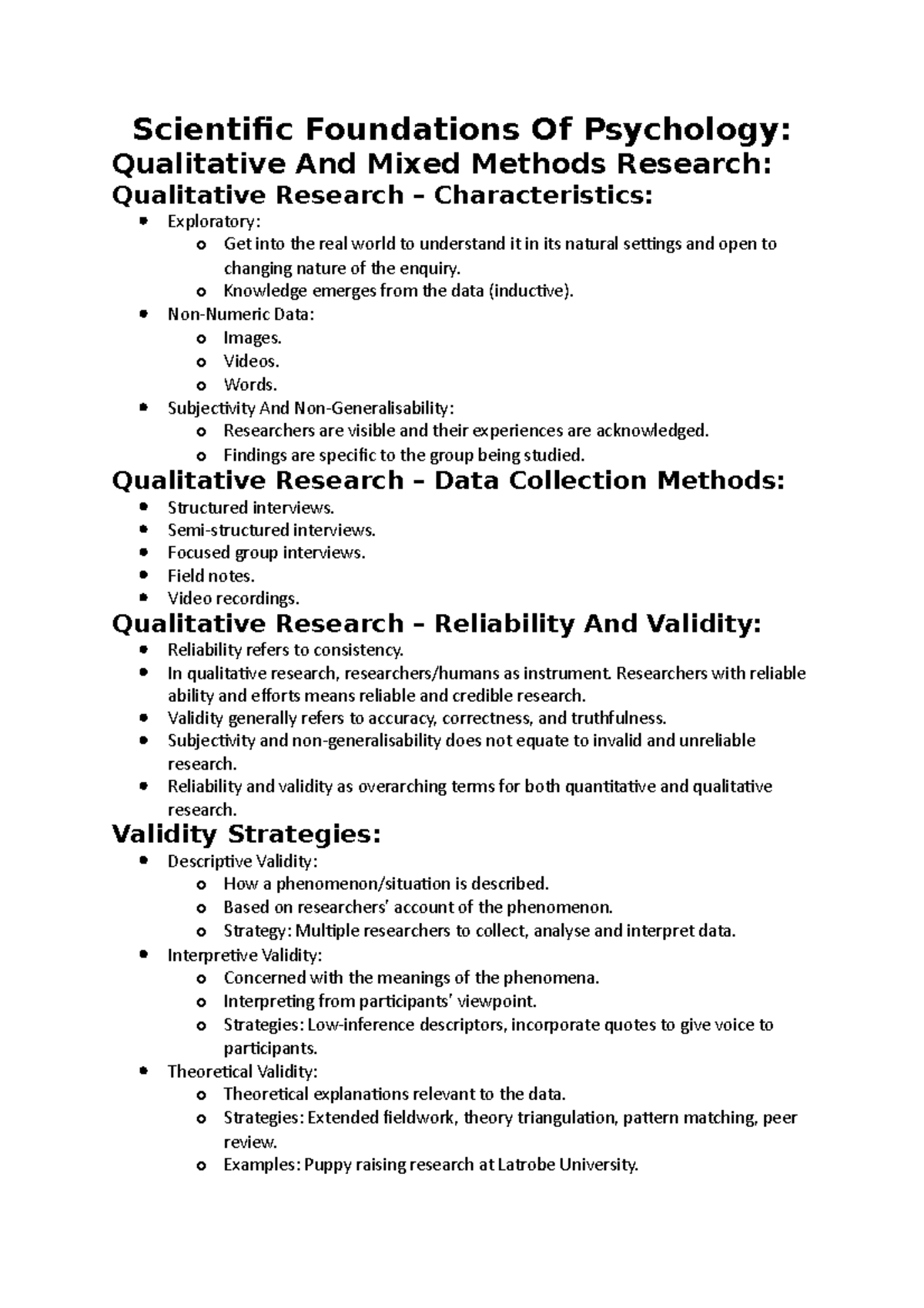 Scientific Foundations Of Psychology - Scientific Foundations Of ...