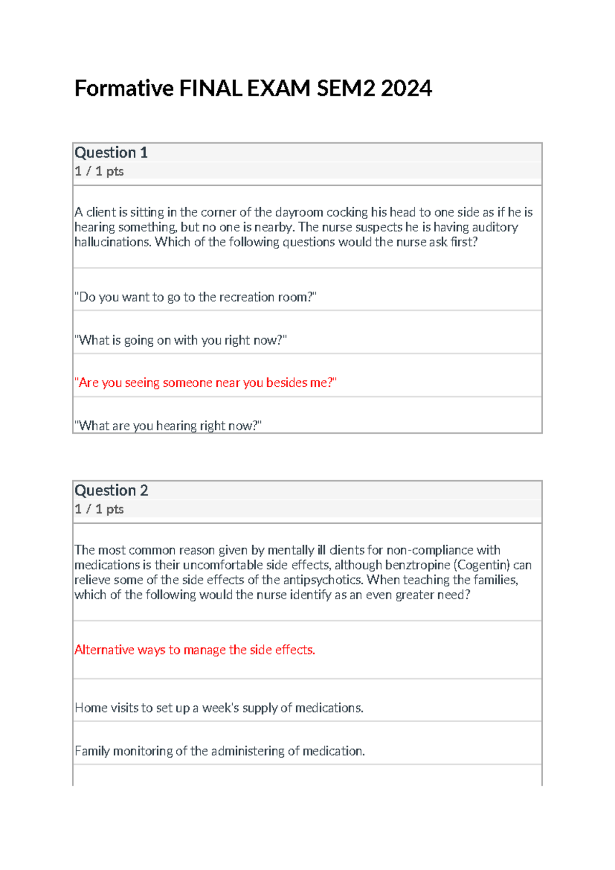 Formative MIT Exam 2024 - Formative FINAL EXAM SEM2 2024 Question 1 1 / ...