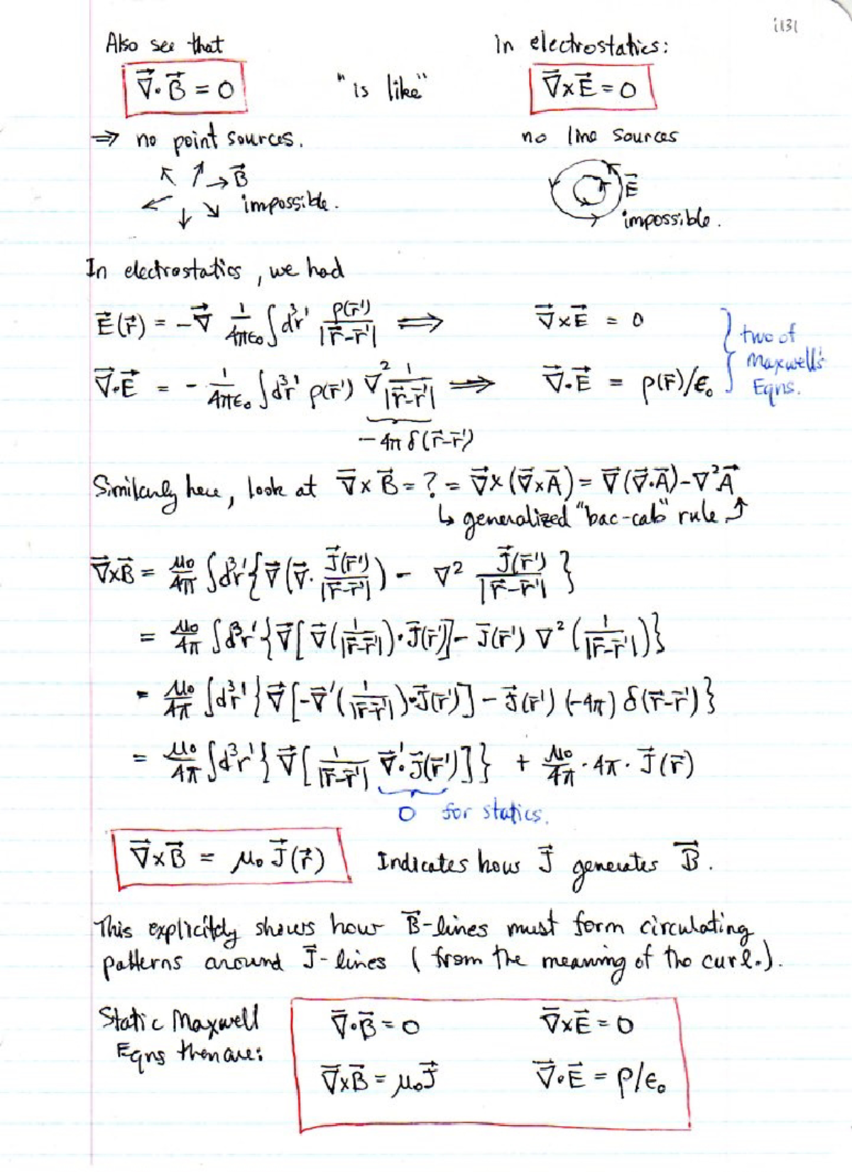Lecture notes, lectures 1 - 4 - Magnetostatics in s1 units - M _ 1r. EB ...