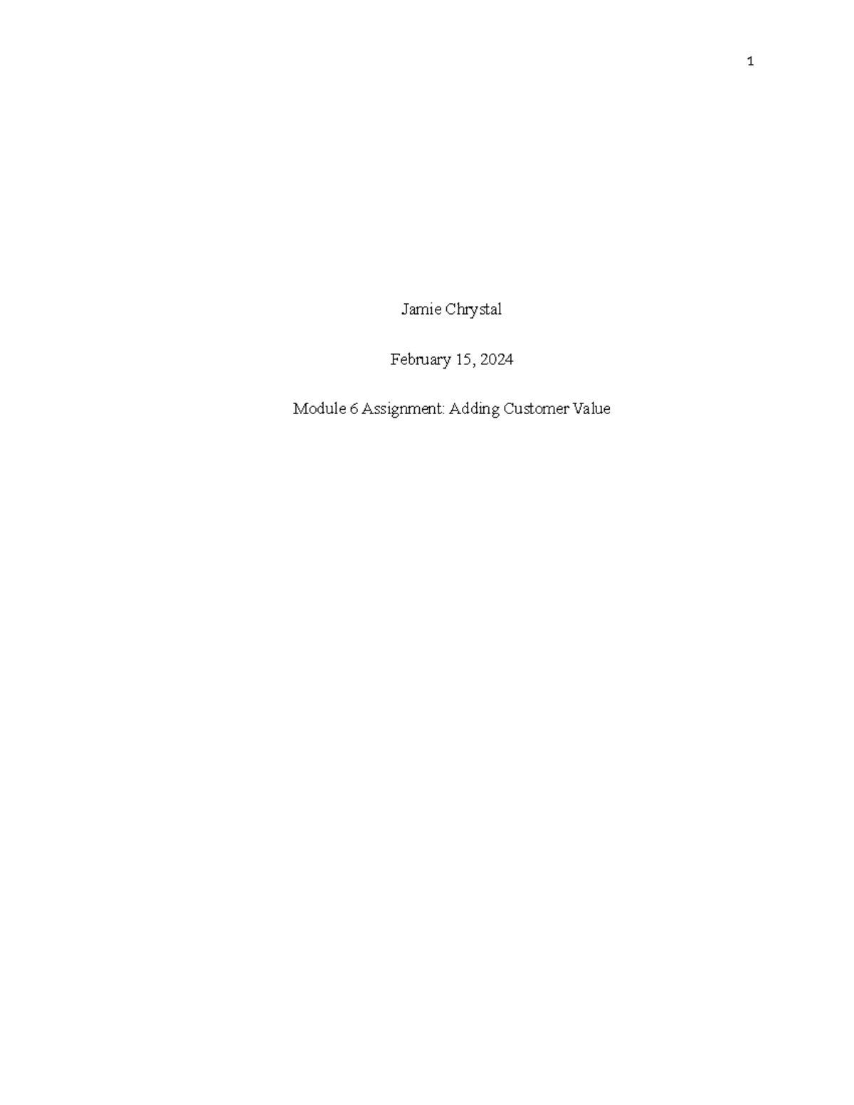 QSO 321 Module Six Assignment - Jamie Chrystal February 15, 2024 Module ...