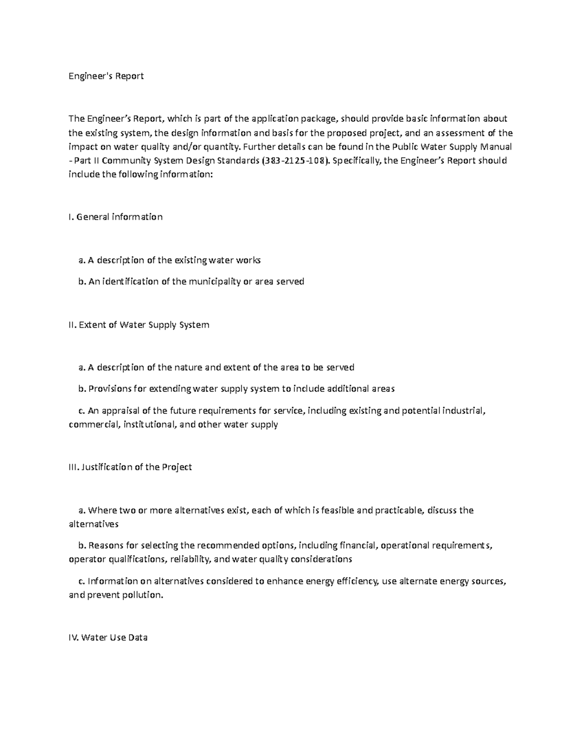 Engineer Report for America - Engineer's Report The Engineer’s Report ...