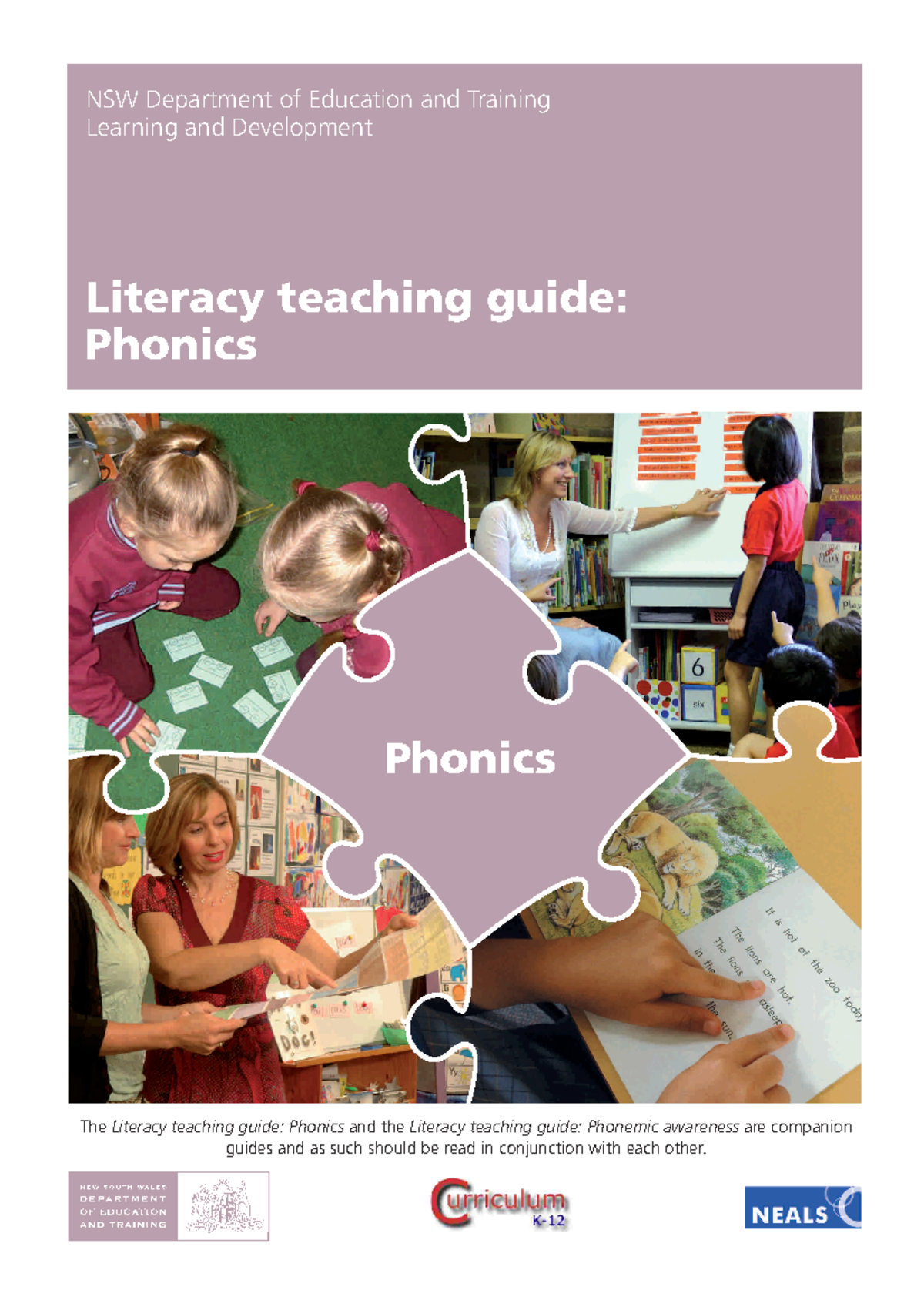 1 Literacy teaching guide phonics - The Literacy teaching guide ...