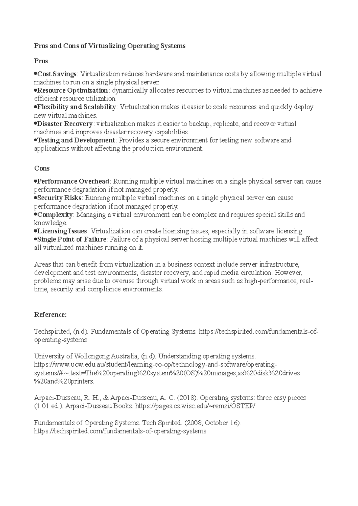 CS 2301 LJ Unit 1 - CS 2301 Learning Journal Unit 1 - Pros and Cons of ...