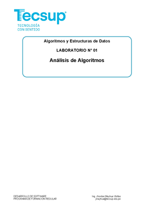 Lab 01 - Creación de Diagramas de Flujo y Pseudocódigos-2 - DISEÑO Y DESARROLLO DE SOFTWARE ...