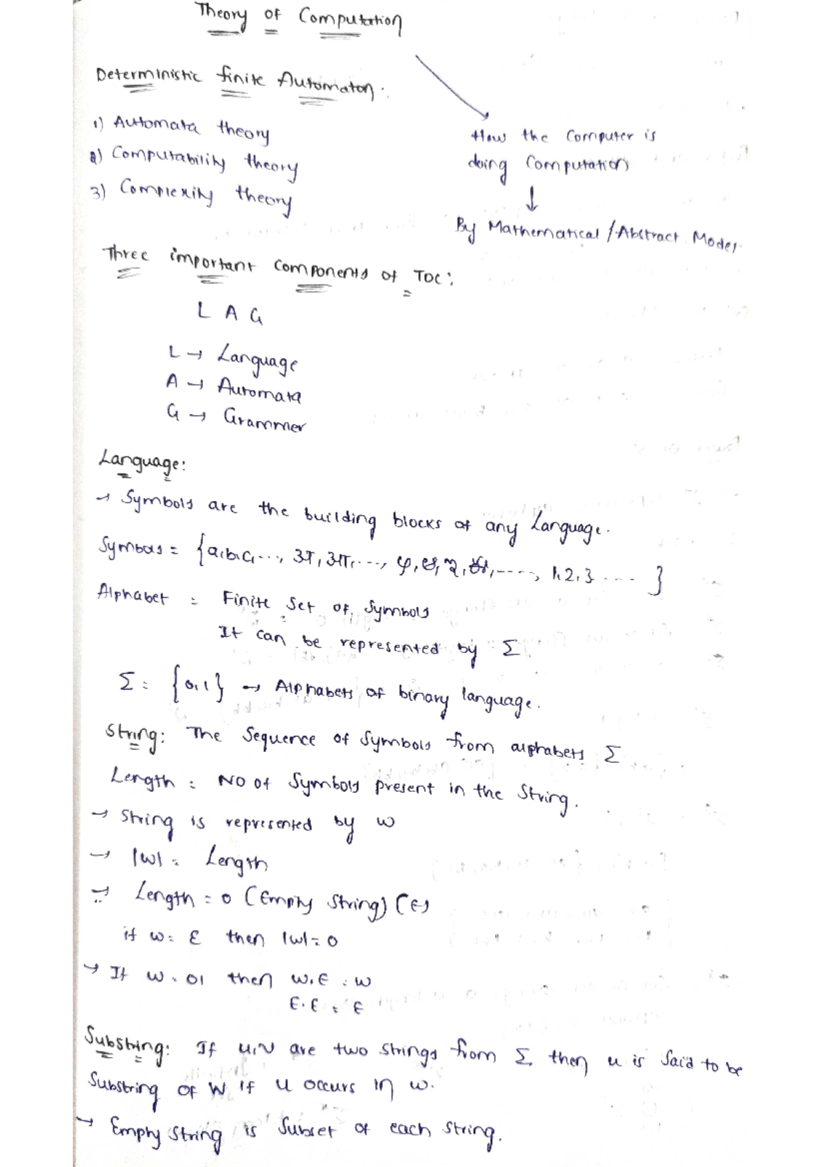 Toc complete notes - Electronics and communication engineering - Studocu