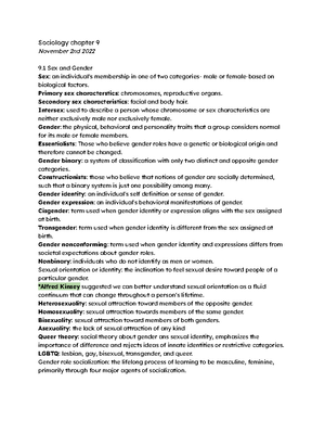 Chapter 6 Inquizitive - Class notes - What, in broad terms, is the ...