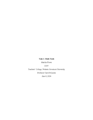 D237 Assignment - Task 1 - Direct Instruction Lesson Plan General Information Lesson Title ...