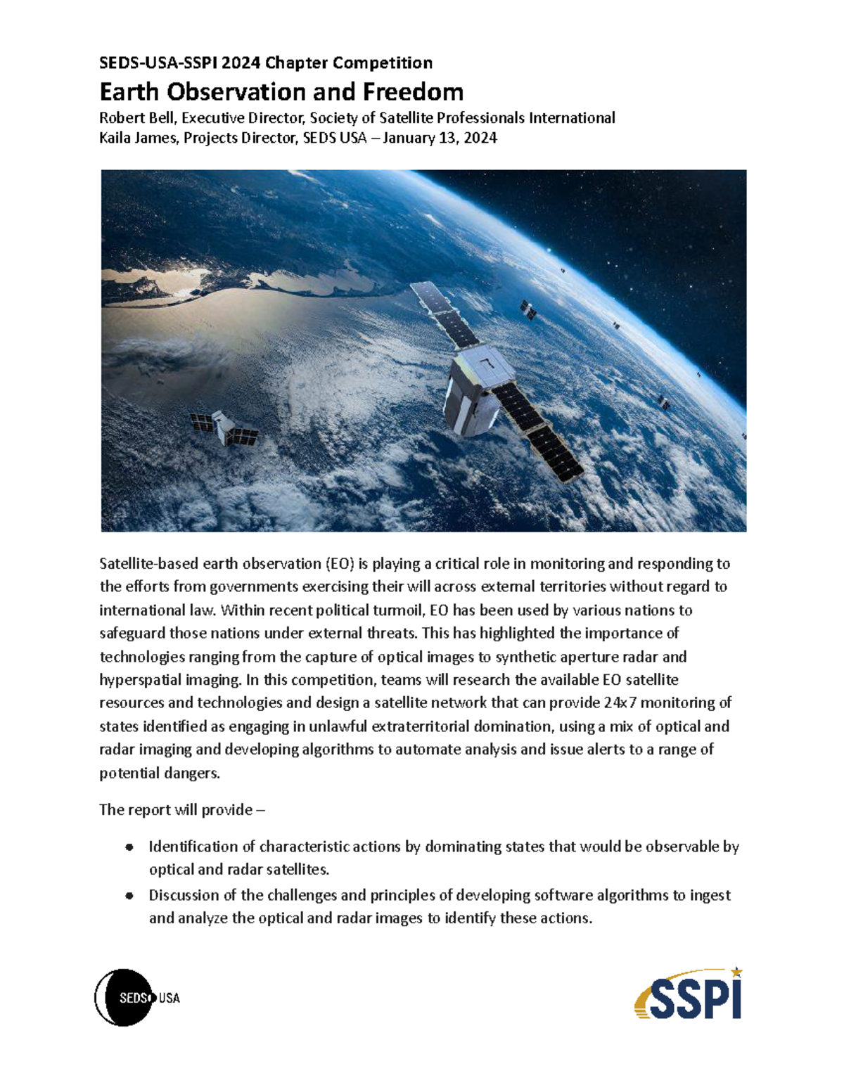 SEDS USA 2024 Competition Scope v1 - SEDS-USA-SSPI 2024 Chapter ...