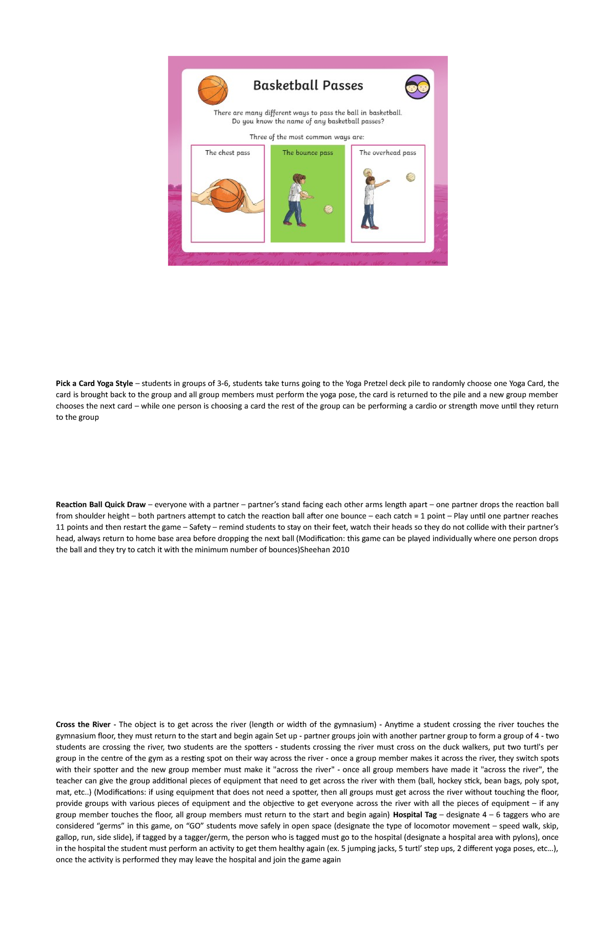 lesson plan for teaching practice - Pick a Card Yoga Style – students ...