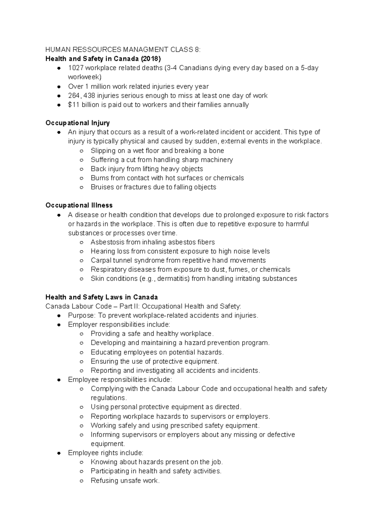 Human Ressources Managment Class 8 - HUMAN RESSOURCES MANAGMENT CLASS 8 ...