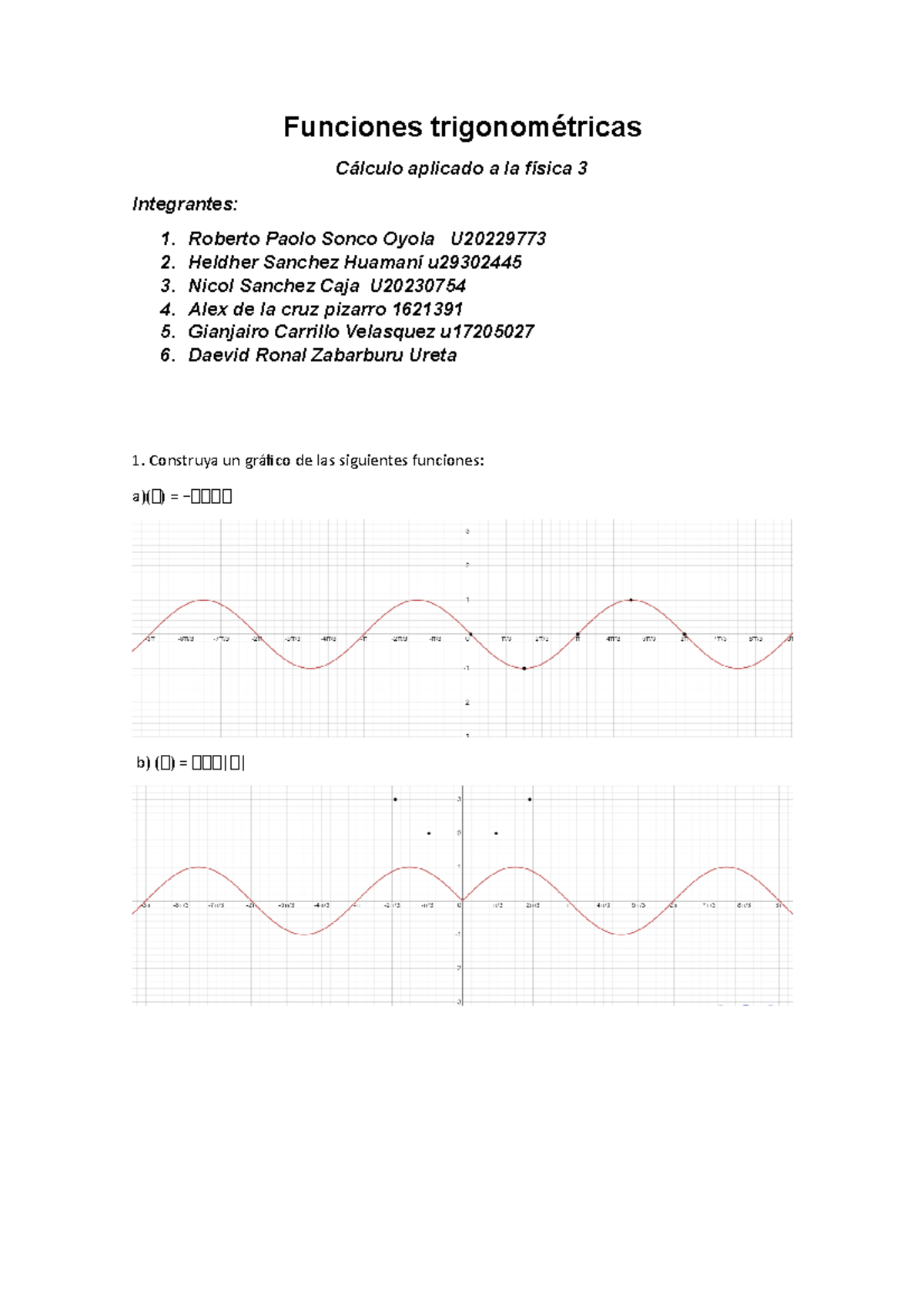 Funciones trigonométricas - Funciones trigonométricas Cálculo aplicado ...