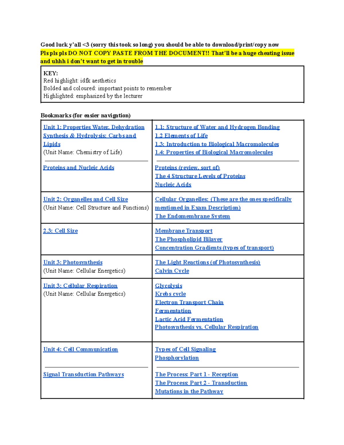 Ap bio 2020 disaster prevention 4 - Good luck y’all