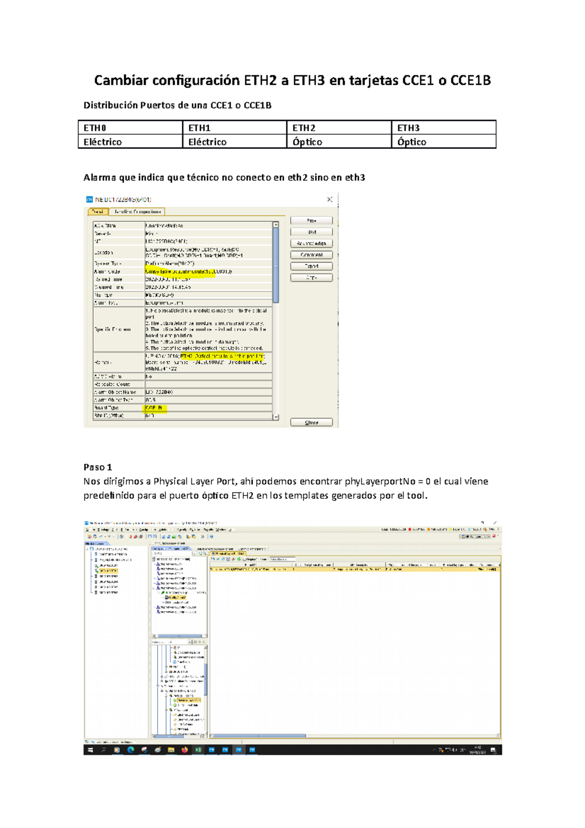 Mini guía cambiar ETH2 a ETH3 en tarjetas CCE1 o CCE1B - Cambiar configuración ETH2 a ETH3 en ...