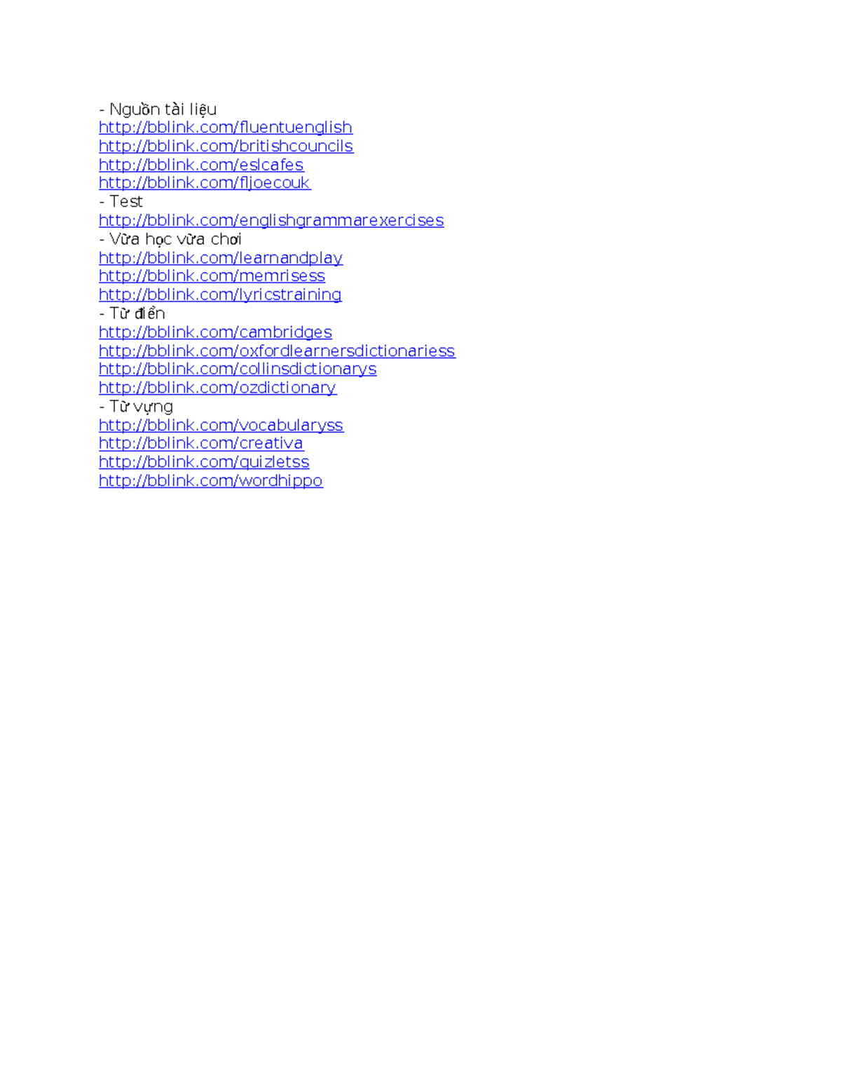 10 WEB HỖ TRỢ HỌC TIẾNG ANH - English Toeic - Nguồn tài liệu bblink ...