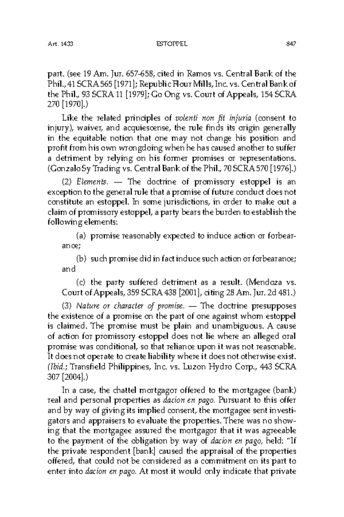 Oblicon 283 - Book: Hector De Leon - 847 part. (see 19 Am. Jur. 657-658 ...