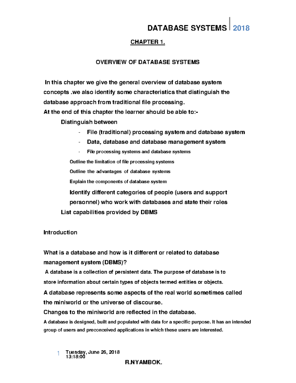 Database Programing Is Good Internet Based Includes Html Java Script Php Chapter 1