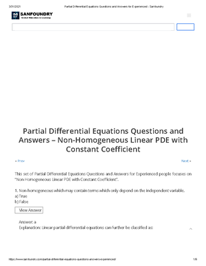 Entity-Relationship Model - Database Questions & Answers - Sanfoundry - « Prev Next » Database ...
