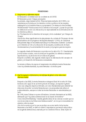 Realismo - Teoría realista de las rrii - REALISMO Se puede considerar ...