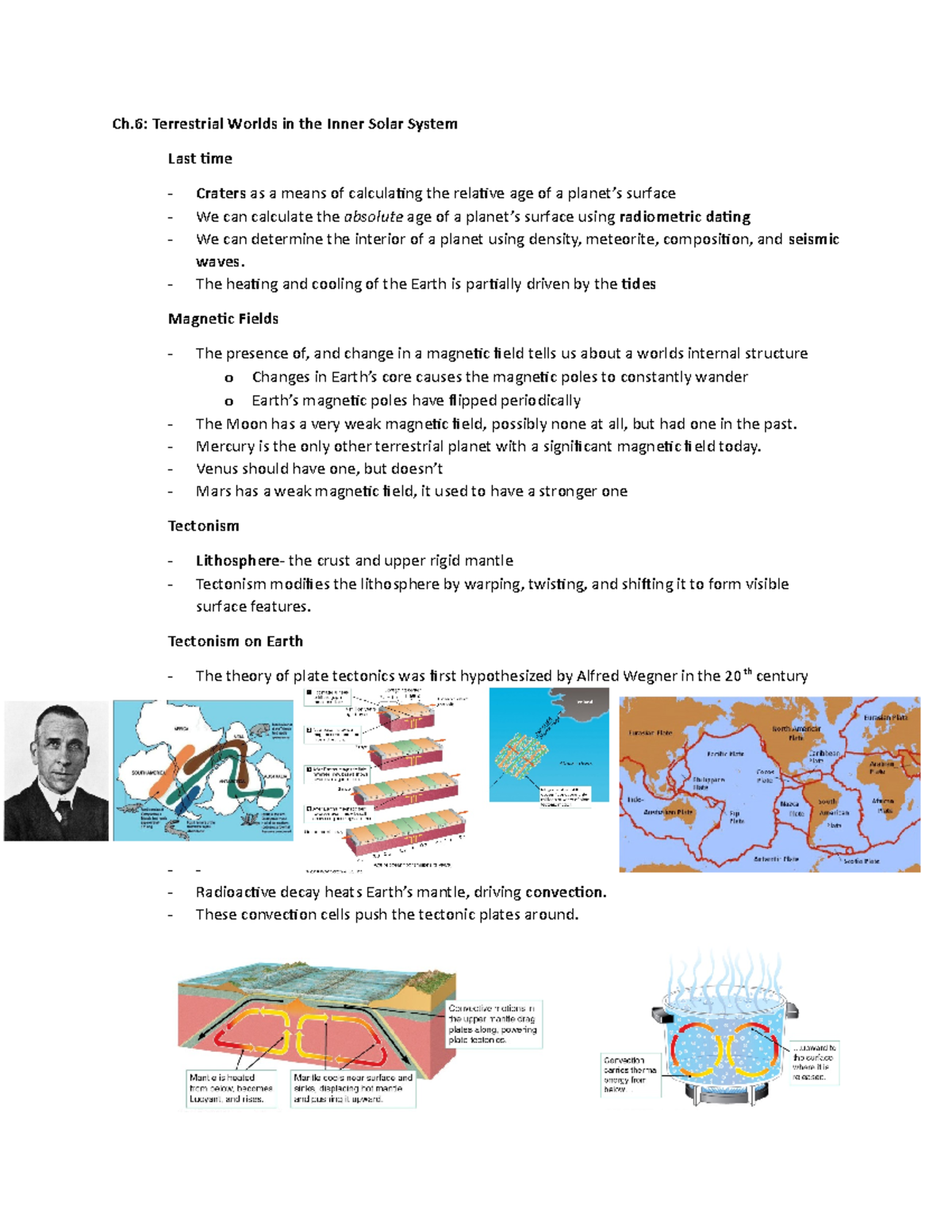 Ch.6 - Terrestrial Worlds in the Inner Solar System - Ch: Terrestrial ...
