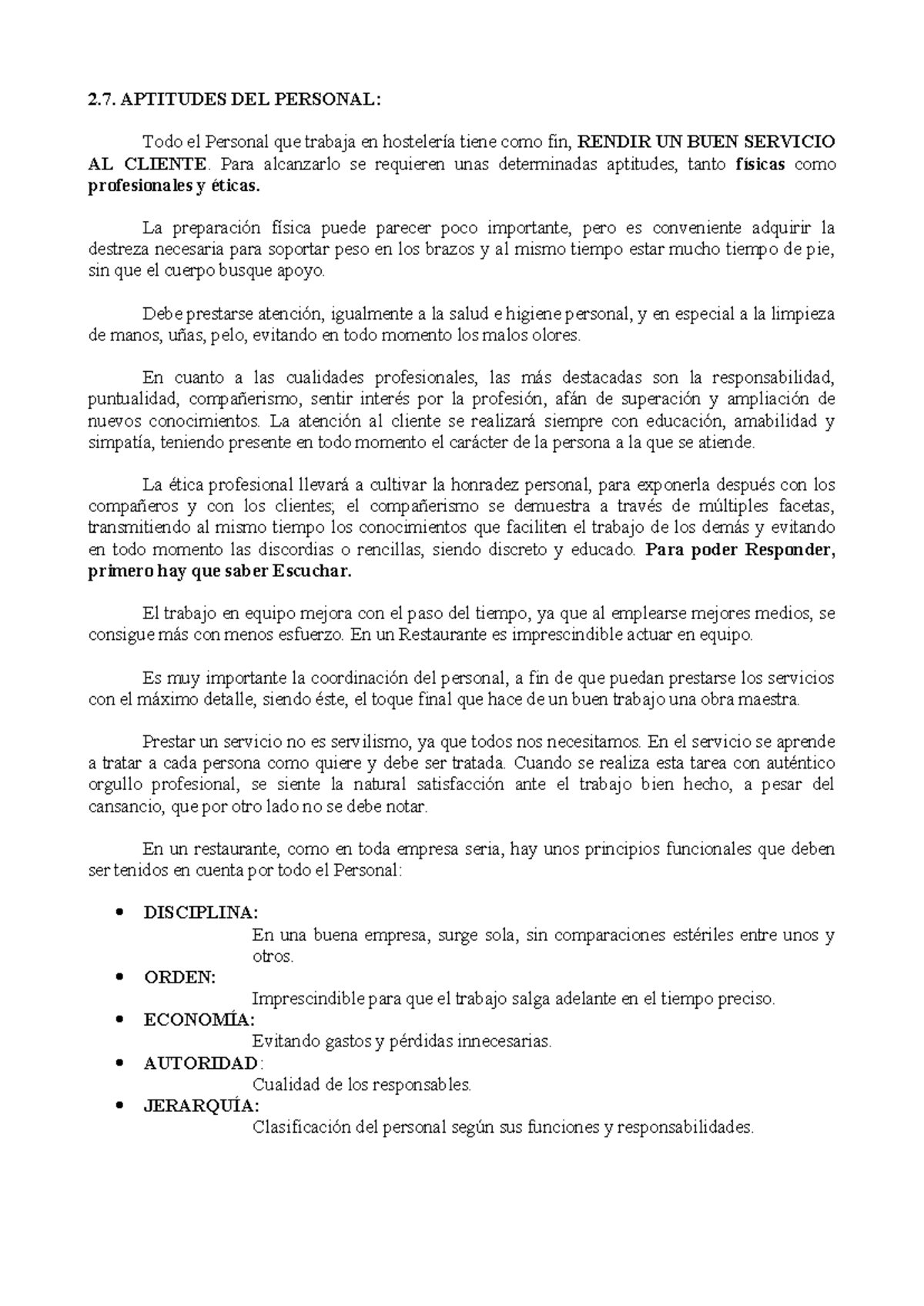 Modulo 1 UD 2.7. Aptitudes DEL Personal - 2. APTITUDES DEL PERSONAL ...