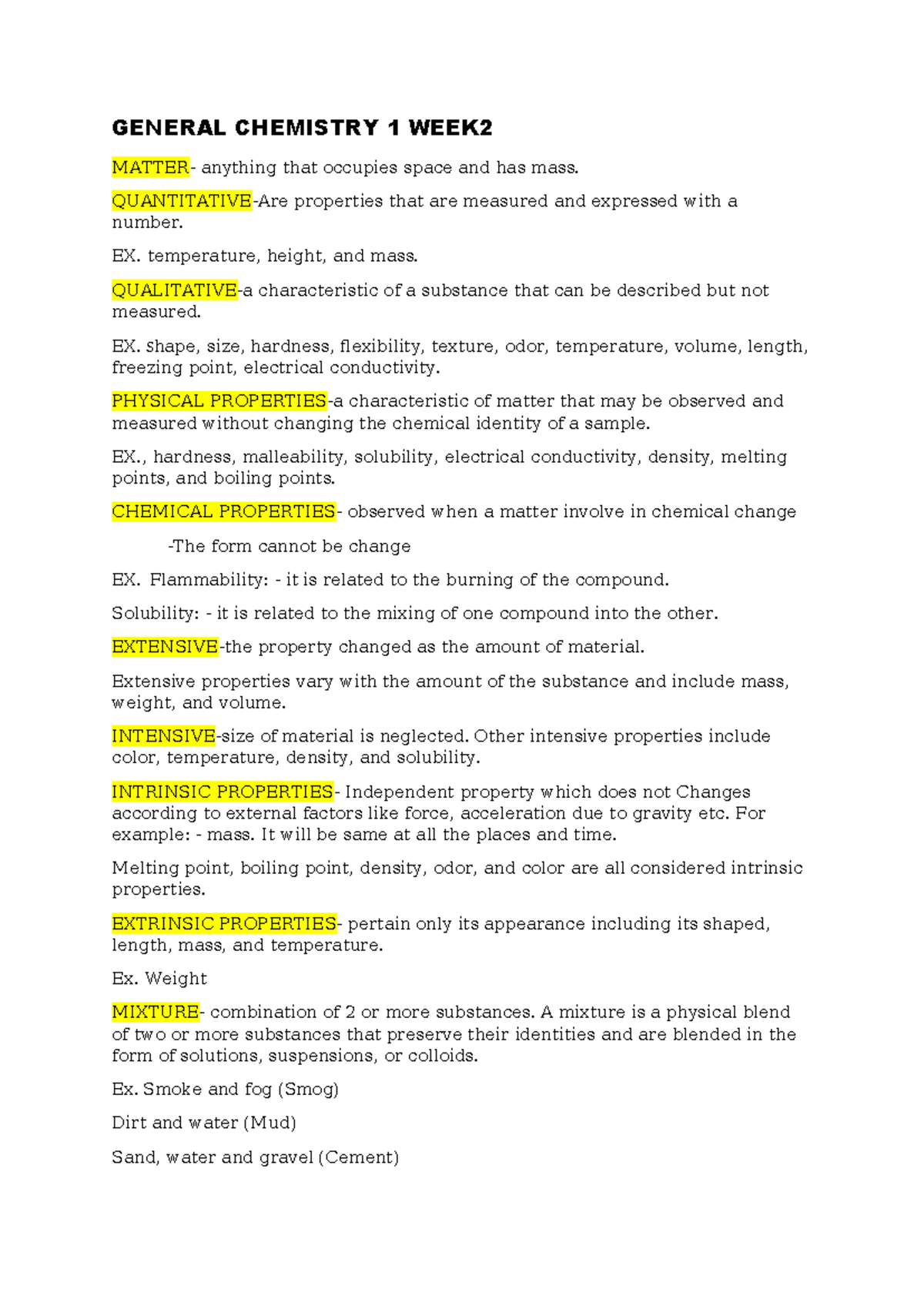 Genchem WEEK2 - basic knowledge foe chemistry - GENERAL CHEMISTRY 1 ...