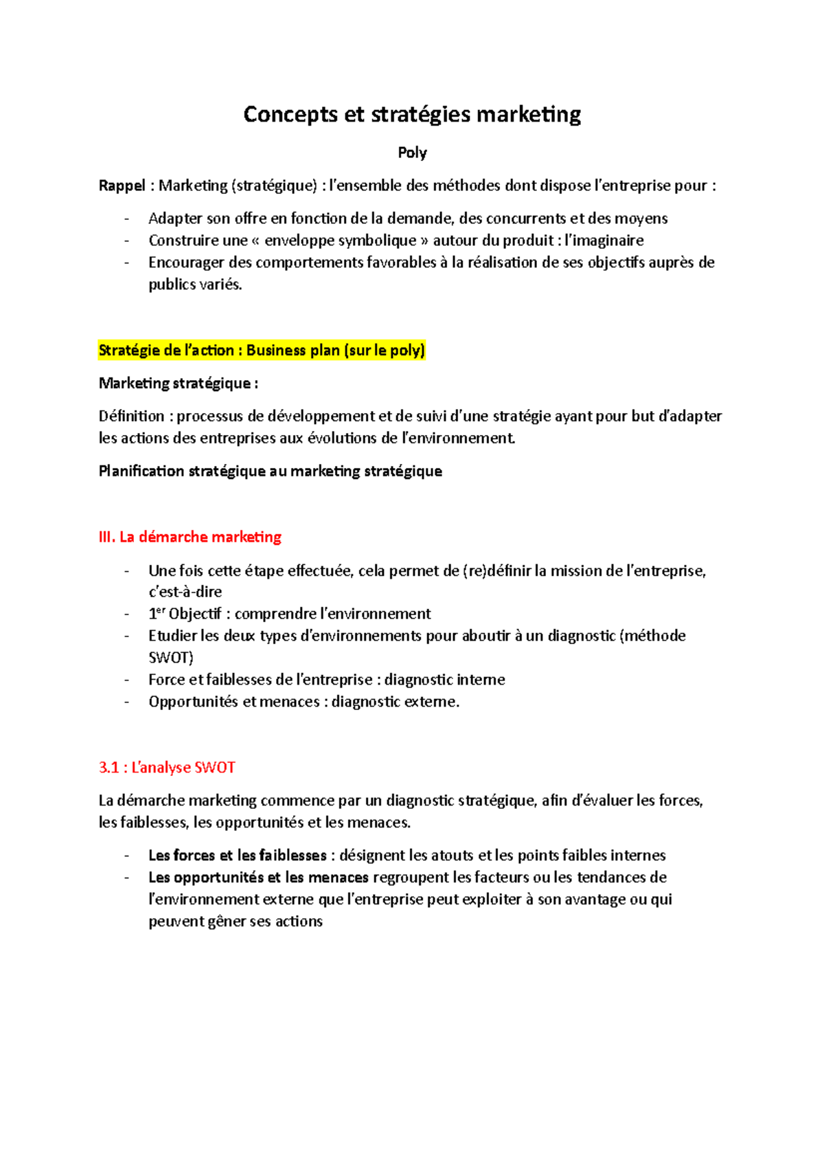 Concepts et stratégies marketing DUT TC - Concepts et stratégies ...