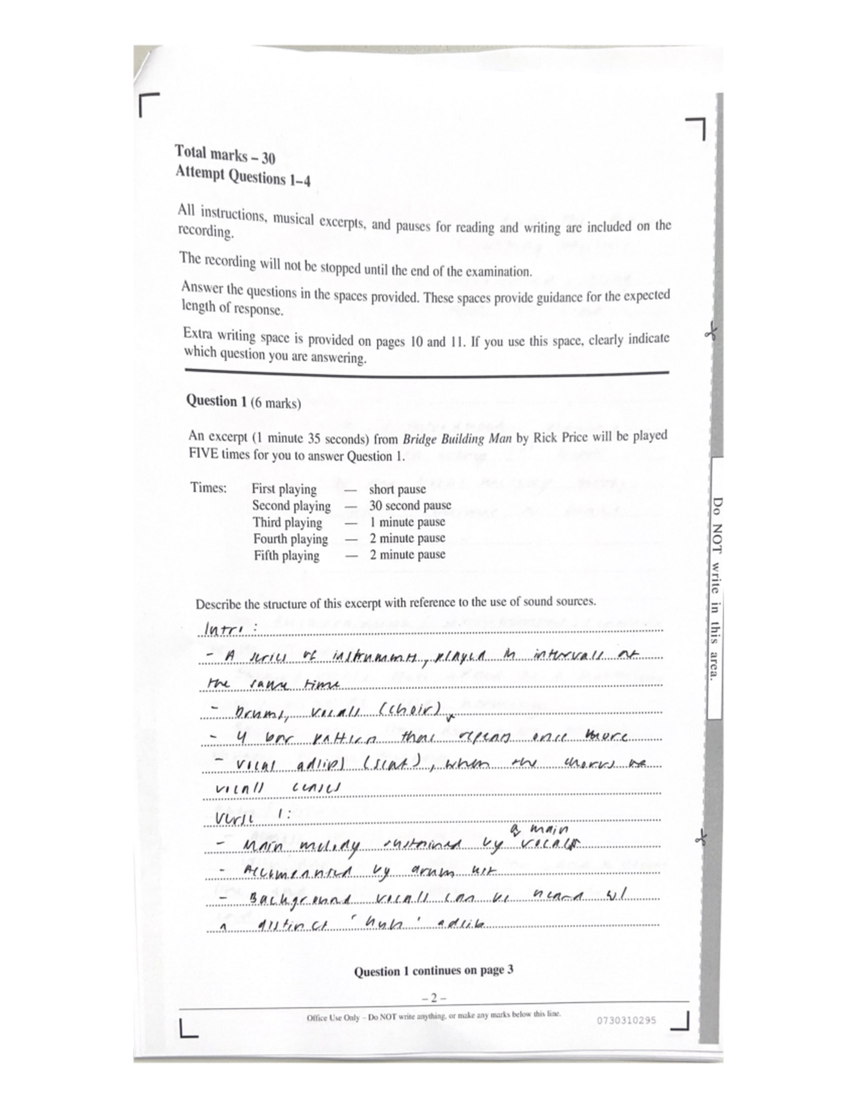 Total marks - 30 - musci - Studocu