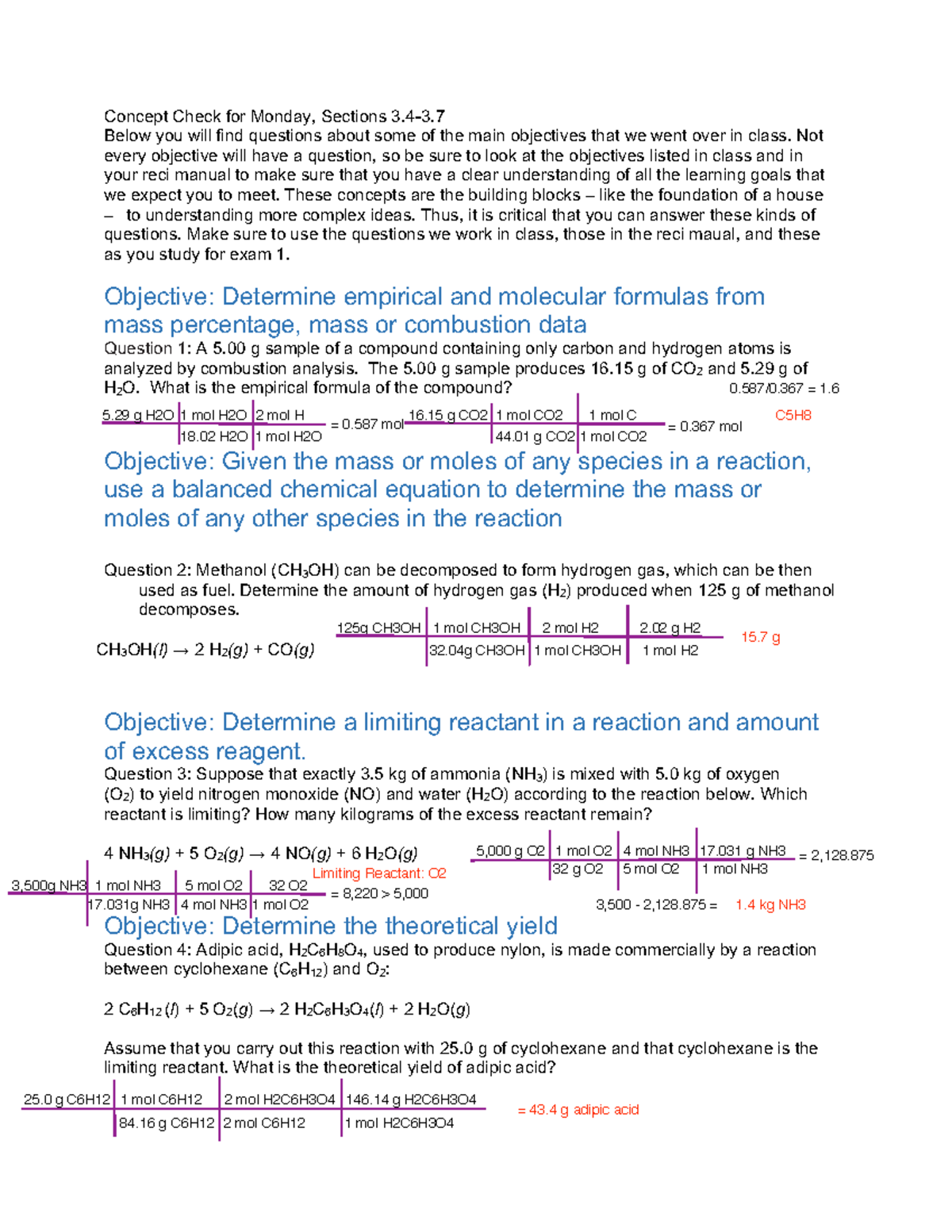 Concept Check for Sections 3 - Concept Check for Monday, Sections 3-3 ...