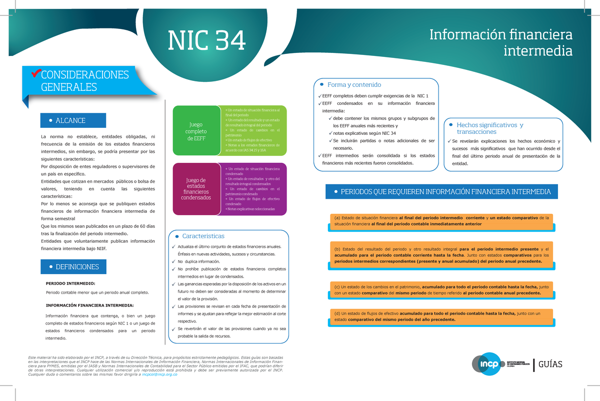 Nic-34 - Estudios de la Nic 34 - GUÍAS Este material ha sido elaborado ...