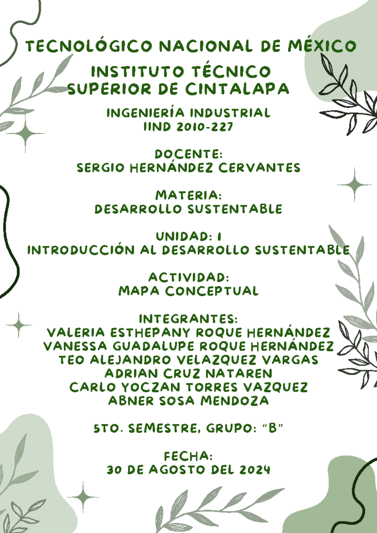 Act. 2 Mapa conceptual Equipo 2 - INGENIERÍA INDUSTRIAL IIND 2010 ...