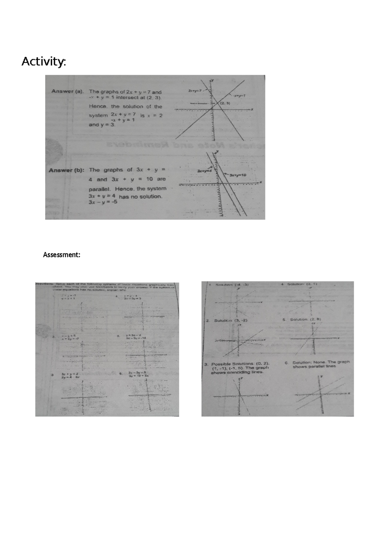 DLP 37 Attachment - DETAILED LESSON PLAN - Activity: Answer (a). The ...