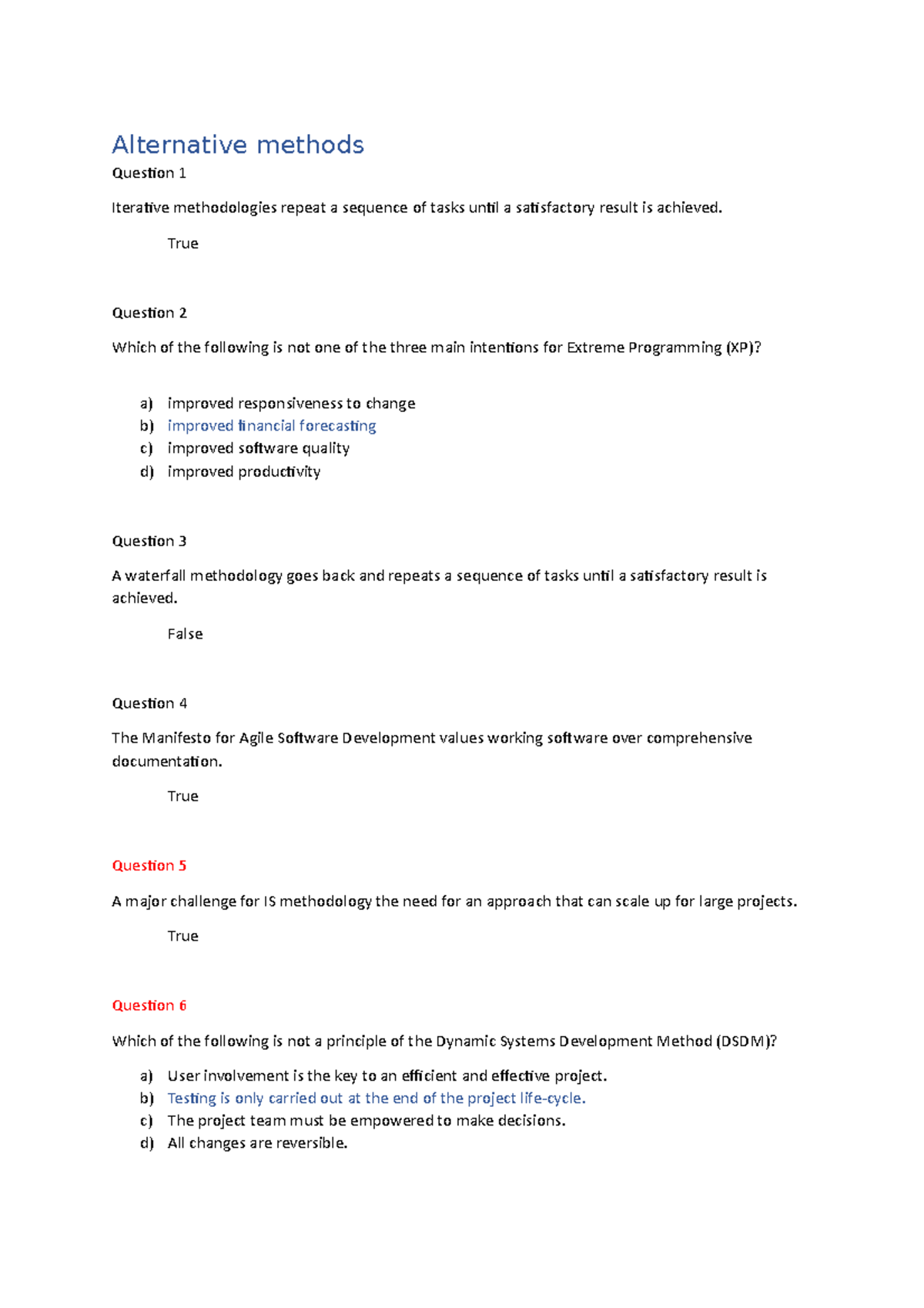 Block 3 - All - qqqqqqq - Alternative methods Question 1 Iterative ...
