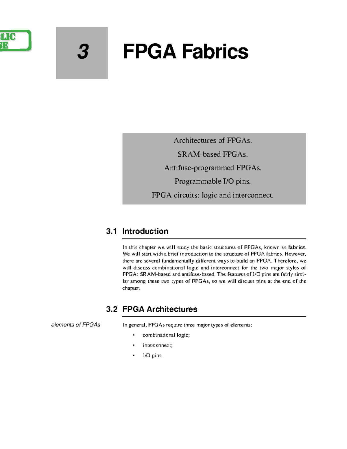 Fpga Based System Design Wayne Wolf Samp 3 Fpga Fabrics 3 7064